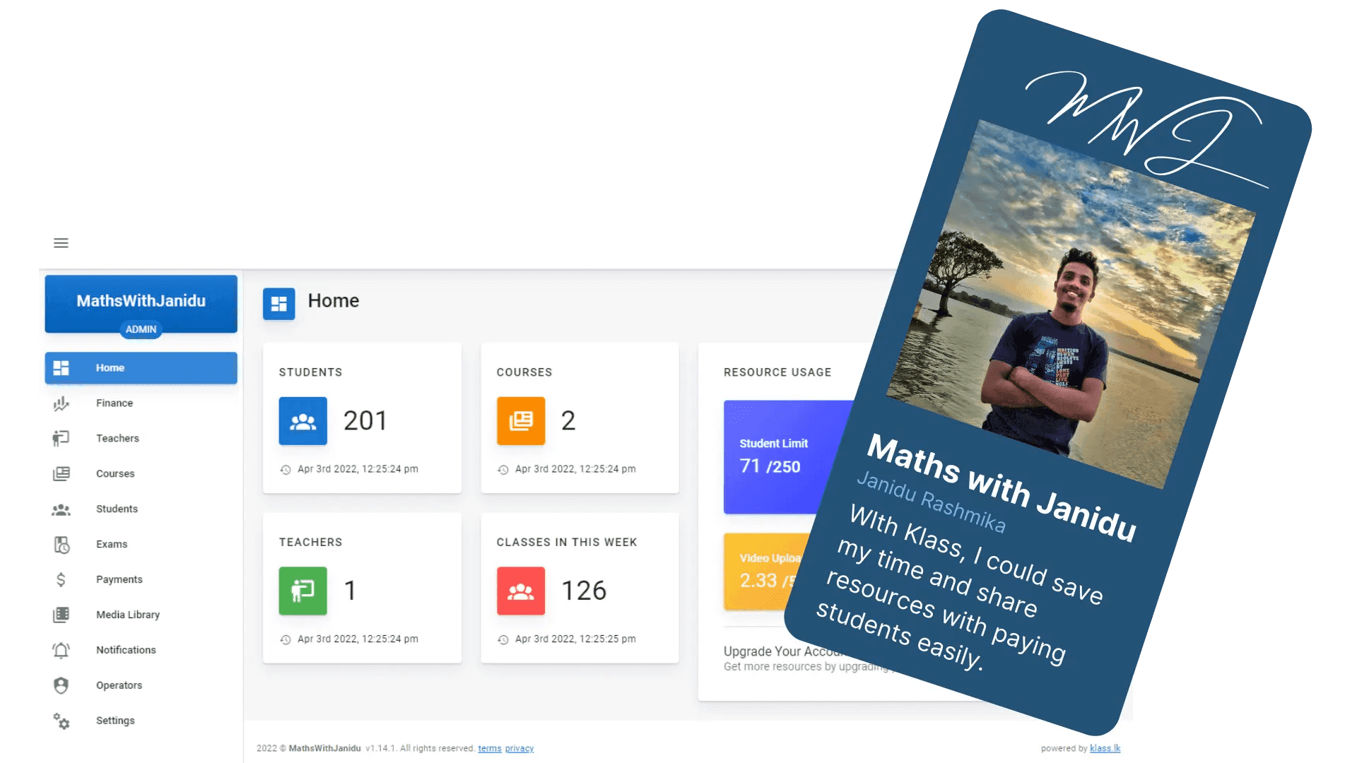 Klass.lk | All in one institute management system