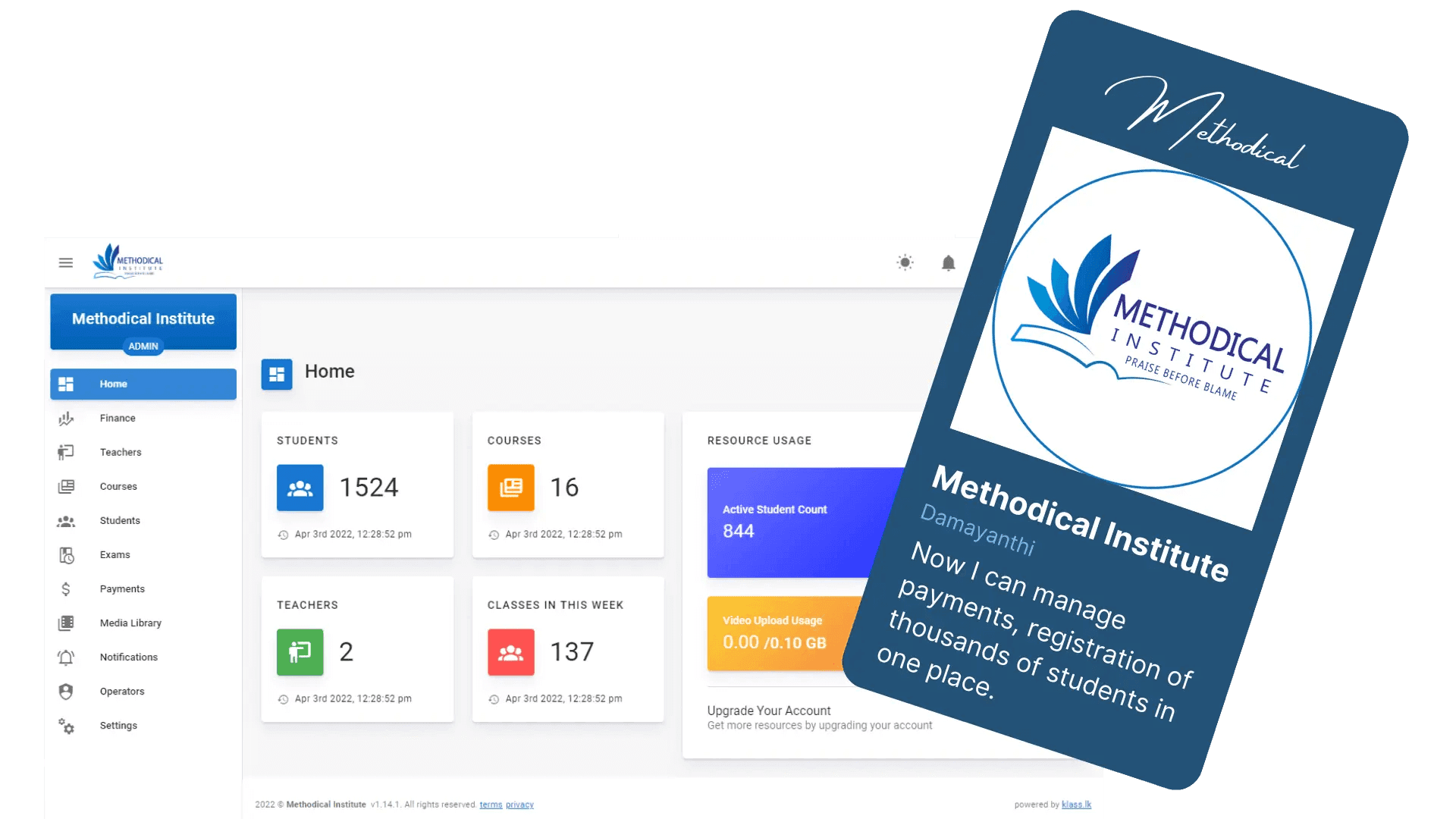 Klass.lk | All in one institute management system